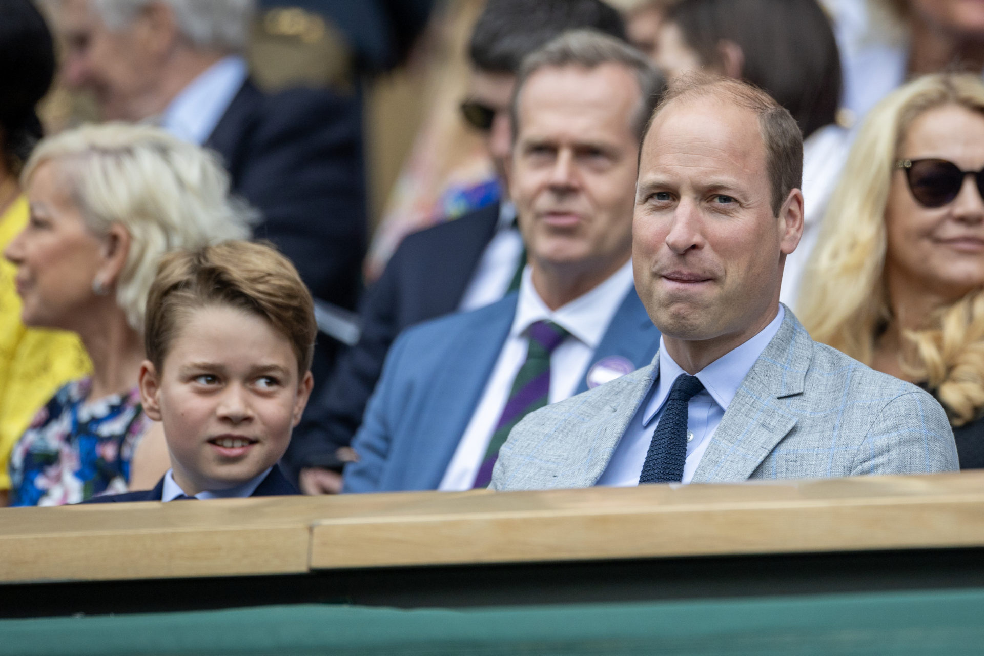 Confident Prince George interrupts to correct dad William in ...