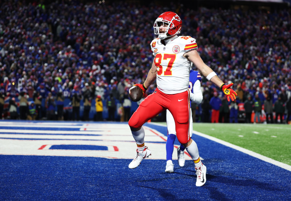 Travis Kelce is showing Taylor Swift effect after his epic touchdown - Celebrity Tidbit