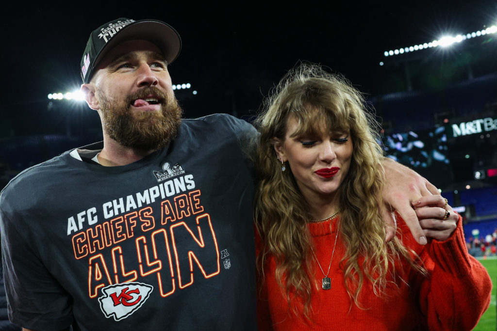 Travis Kelce transformed into a 'different man' after Taylor Swift 'snuck in' to Chiefs stadium ...